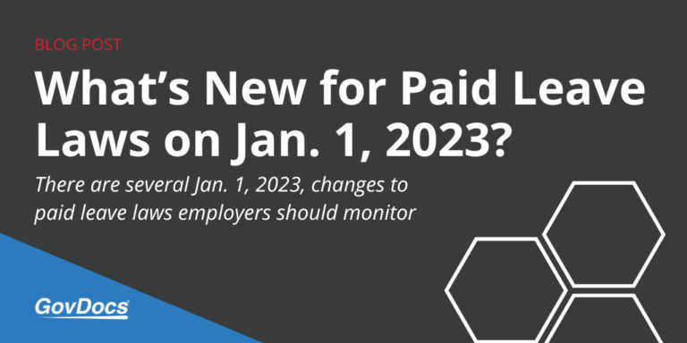 What’s New for Paid Leave Laws on Jan. 1, 2023? - GovDocs
