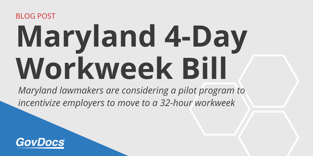 Maryland 4 Day Workweek Bill GovDocs Maryland 4 Day Workweek Bill GovDocs