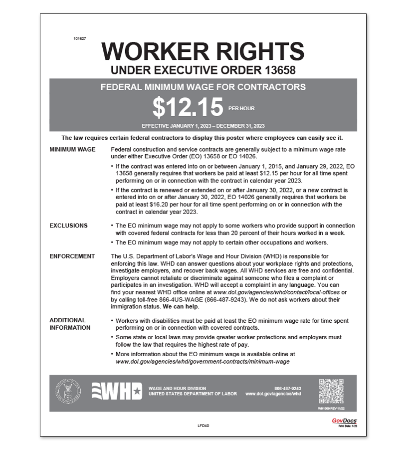 New Federal Labor Law Poster Updates - GovDocs