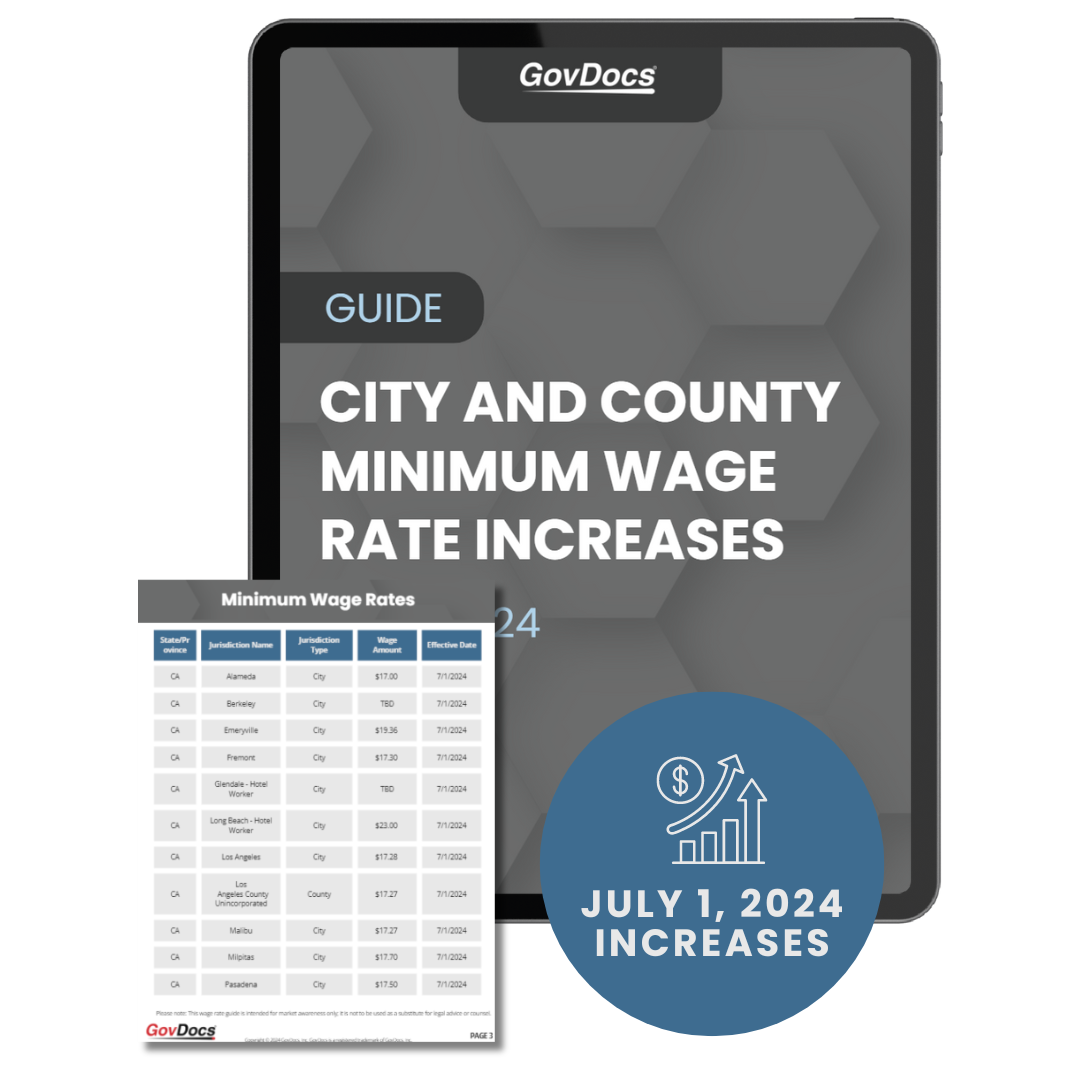 2024 Minimum Wage Webinar Resources - GovDocs