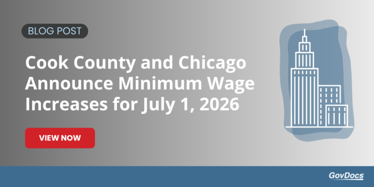 Cook County Announces Minimum Wage Increase for July 1, 2026