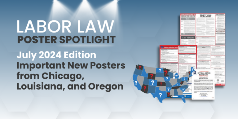 Labor Law Poster Updates from Chicago Louisiana and Oregon
