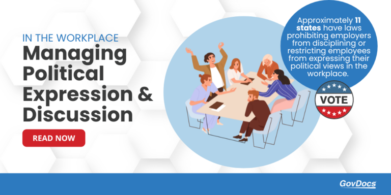 Managing Political Expression and Discussion in the Workplace