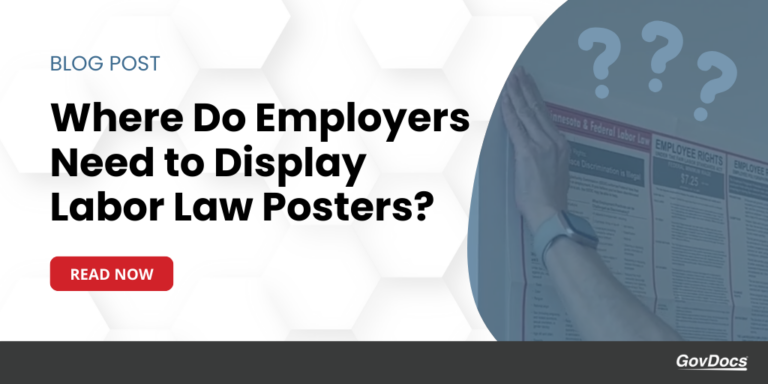 Where Do Employers Need to Display Labor Law Posters?