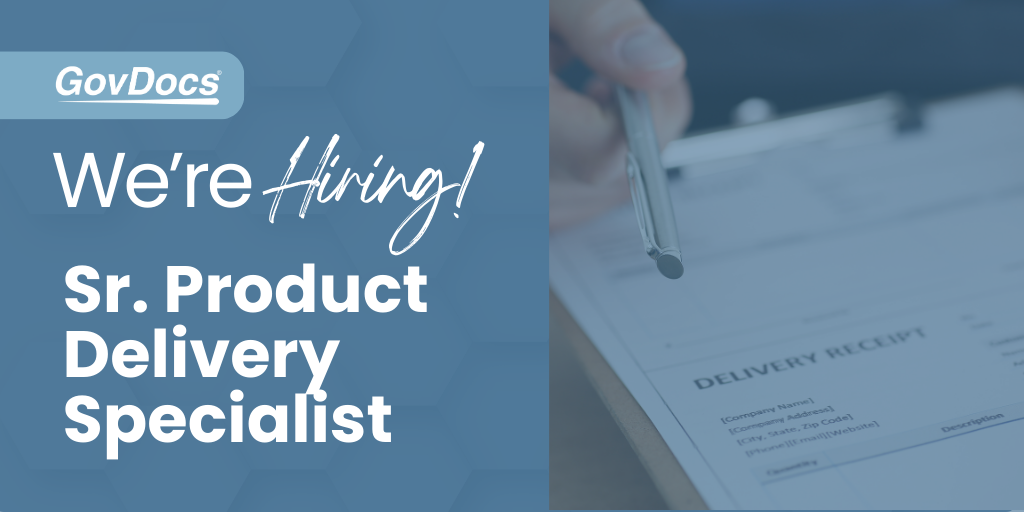 Senior Product Delivery Specialist - GovDocs