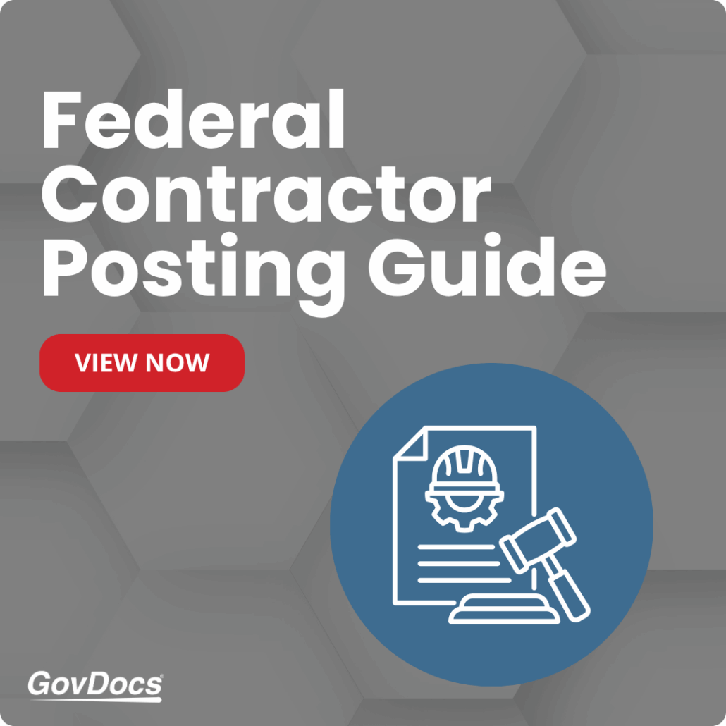 Federal Contractor Labor Law Posting Guide - GovDocs