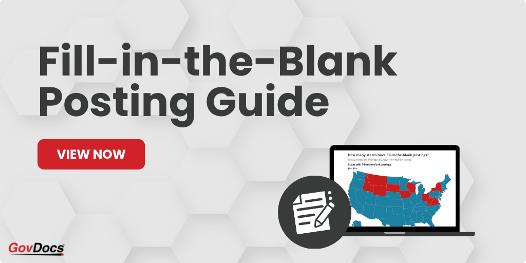 Fill-in-the-Blank Posting Guide - GovDocs: Guides