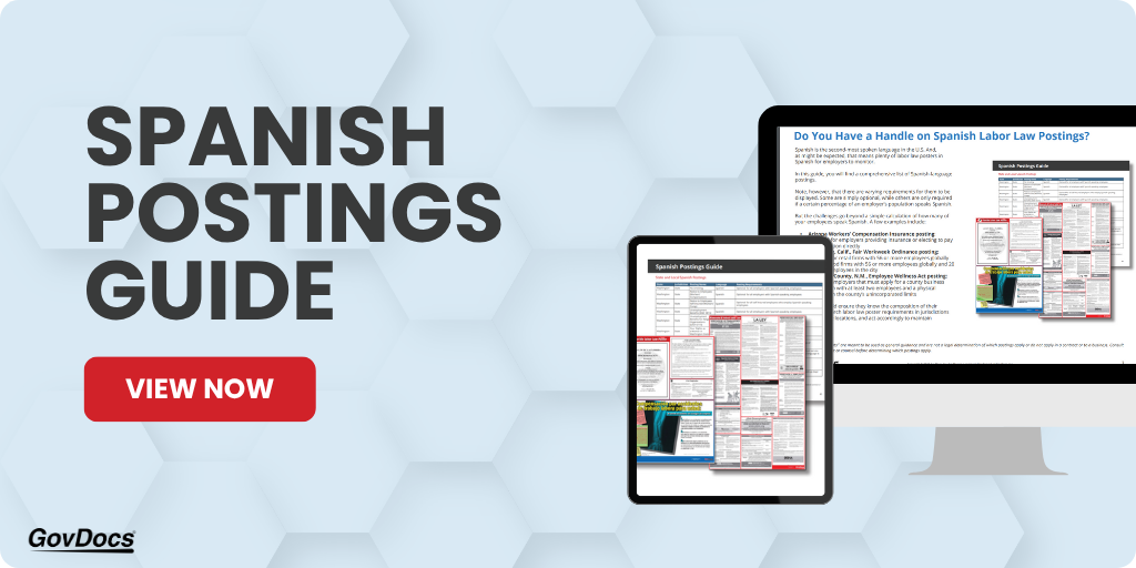 Spanish Posting Guide - GovDocs: Employment Law Management