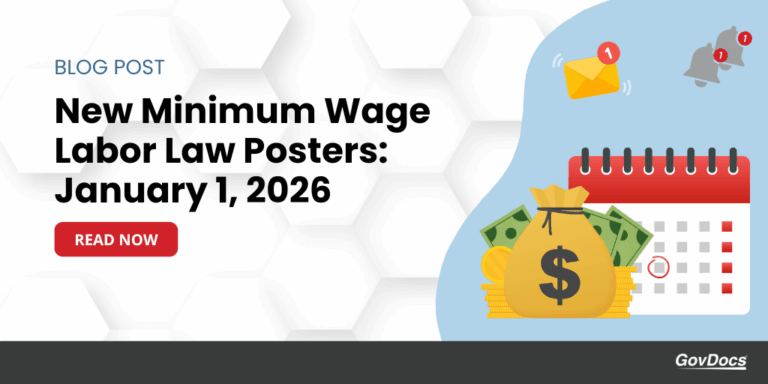New Minimum Wage Labor Law Posters: January 1, 2026
