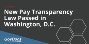 Washington D.C. Implements Pay Transparency Law