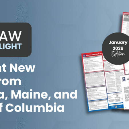 New Minimum Wage Labor Law Posters: January 1, 2026